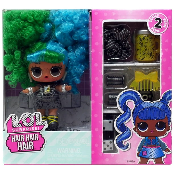 LOL Surprise Hair Hair Hair Series 2 Rebel Fashion Doll - Walmart.com