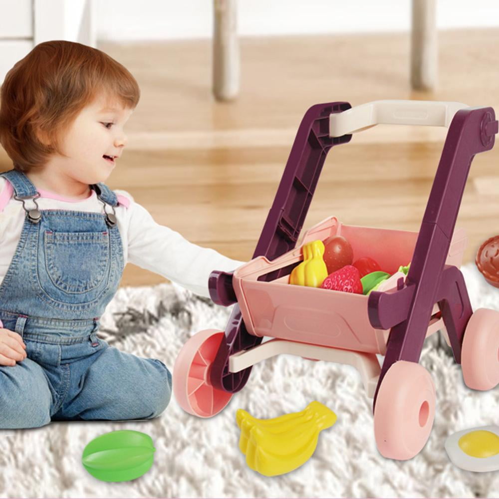 Godderr Simulated Shopping Cutting Toy Pretend Food Fruit Vegetable Toy ...