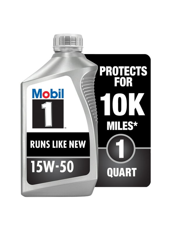 Mobil 1 15W-50 Oil in Mobil 1 Oil - Walmart.com