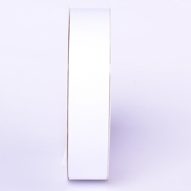 Yama Ribbon, Mega Grosgrain Ribbon White, 0.875inch x 75 feet - Walmart.com