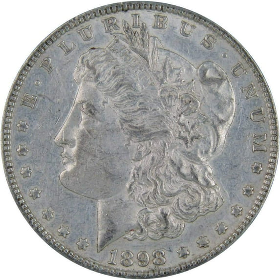 1898 Morgan Dollar XF EF Extremely Fine 90% Silver $1 US Coin ...