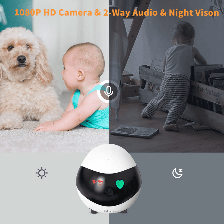 Mini Spy Bot Camera Bot Pro 360° View Bot Robot 1080p Wi Fi Mobile Pet ...
