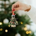 Christmas Decorations Acrylic Christmas Tree Pendants 2d Flat Printing ...