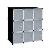 Topcobe 9 Cube Organizer, DIY Closet Cabinet, Stackable Shelf for ...