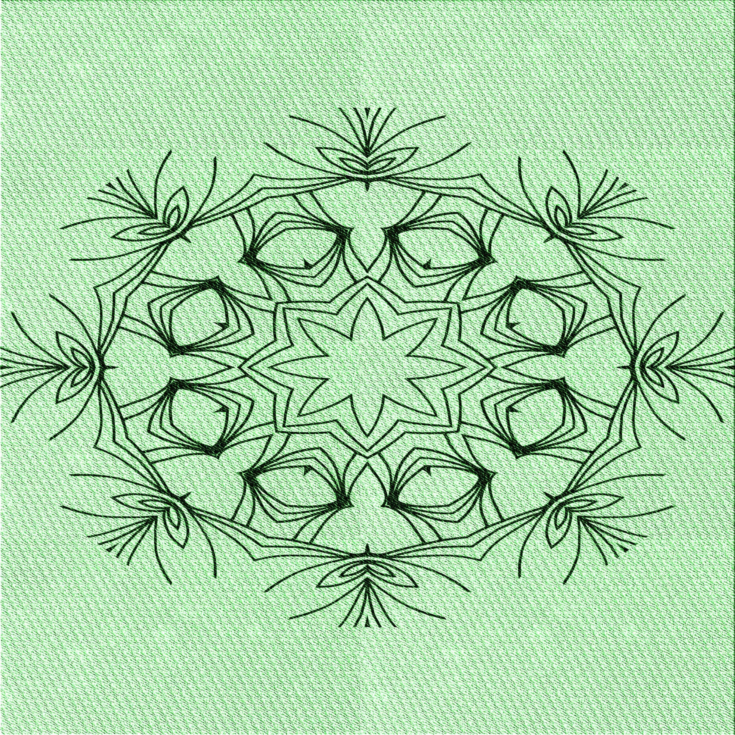 Ahgly Company Machine Washable Indoor Square Transitional Mint Green ...