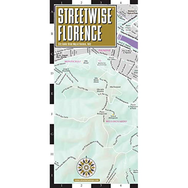 Streetwise Florence Map - Laminated City Center Street Map of Florence ...