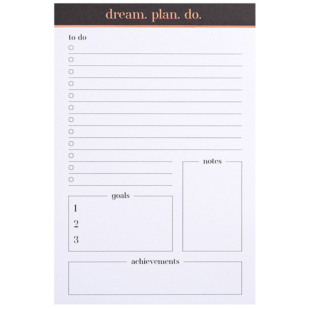 Tear-off Notepad Planner Daily Planner Notepad Schedule Note Pad ...