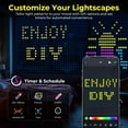 Brewish DIY Programmable LED Curtain Fairy Lights for Home & Room Decor ...