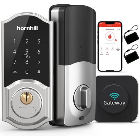Smart Deadbolt Locks with Gateway - Keyless Entry Digital Front Door ...