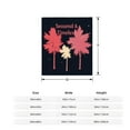 Durable Soft & Warm Flannel Blanket - Cozy Tree Pattern Design Perfect ...