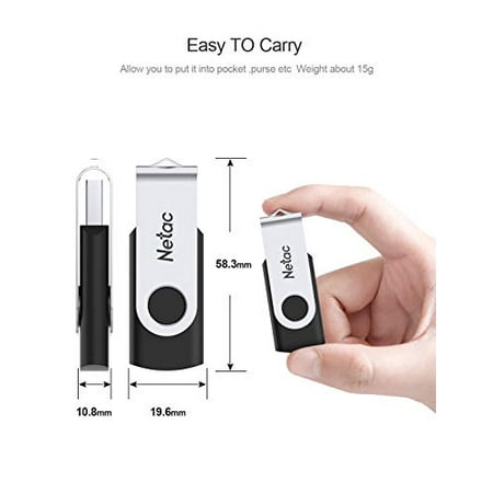 Netac USB Flash Drive 32GB - USB 2.0 Interface Digital, Thumb Drive ...