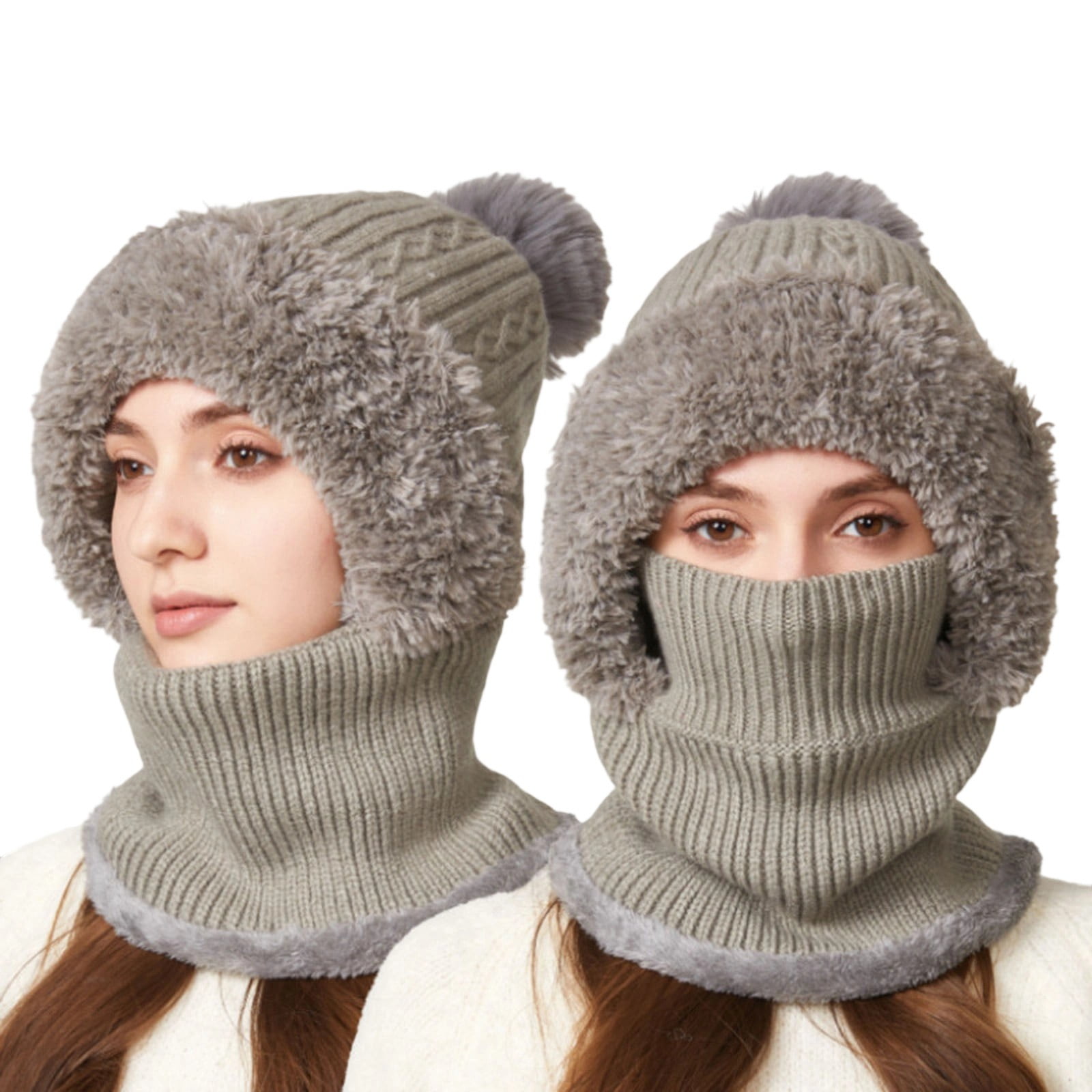 Click here for Tbwnwg Winter Thermal Scarf Hat Set For Outdoor Ac... prices