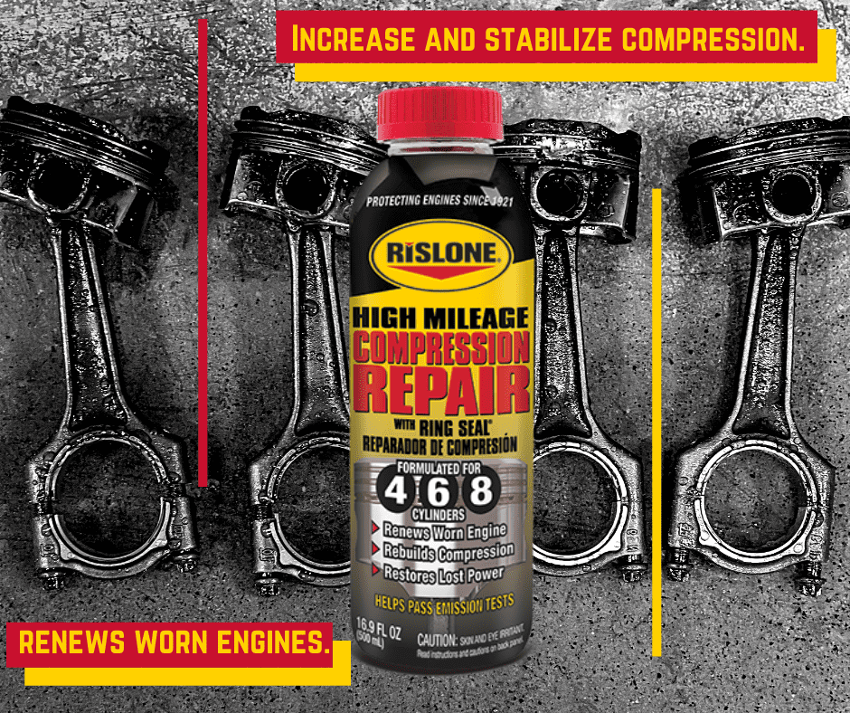 Rislone High Mileage 4 6 8 Compression Repair Additive 16.9 oz