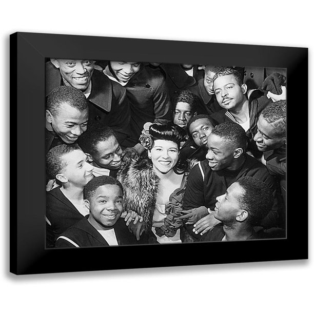U.S. Archives 14x12 Black Modern Framed Museum Art Print Titled - WWII ...