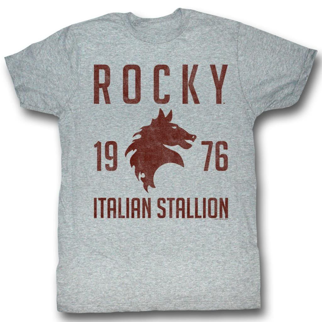 Rocky Vintage 1976 Gray Heather T-Shirt - Walmart.com
