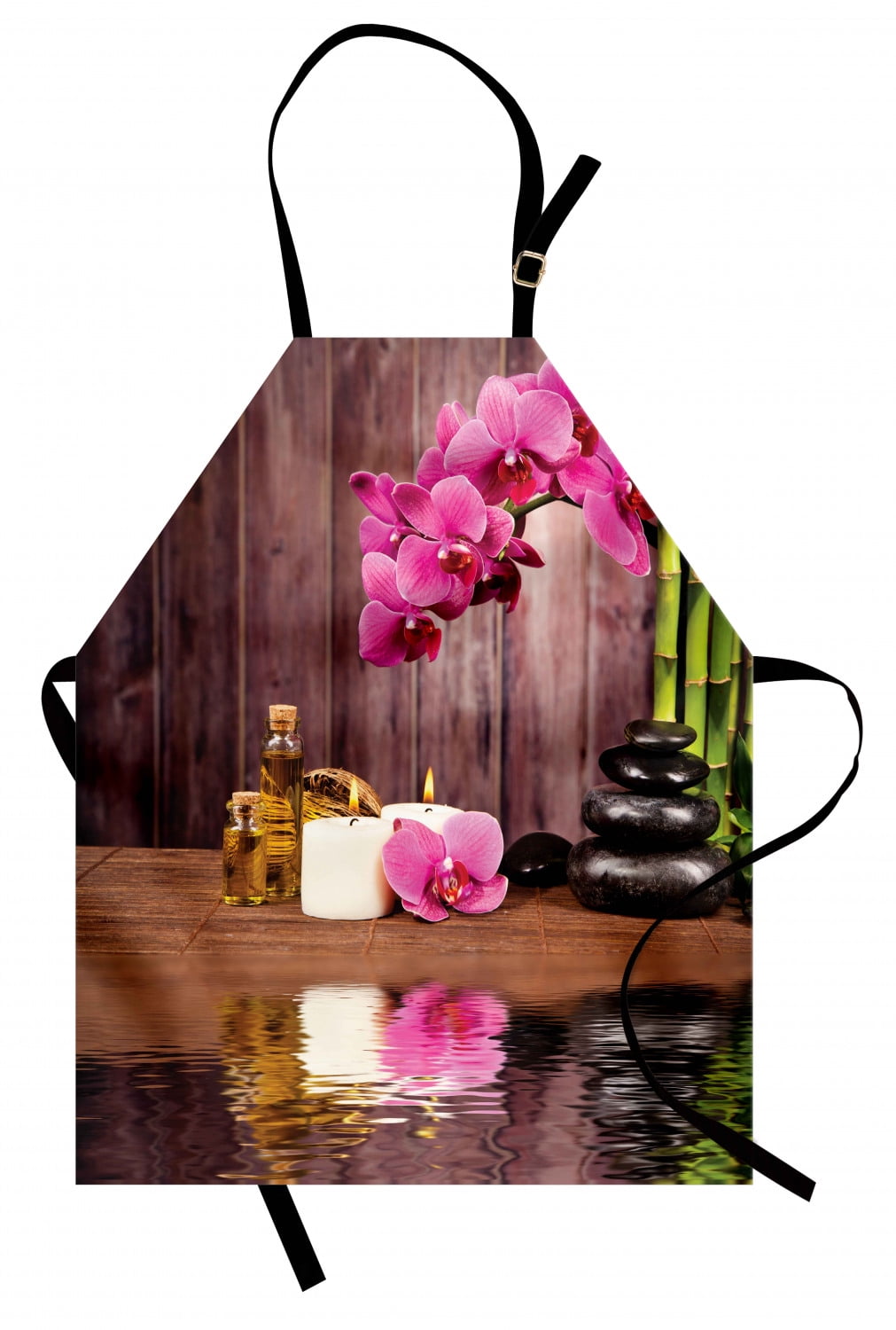 Spa Apron Spa Flower and Water Reflection Aromatherapy Bamboo Blossom ...