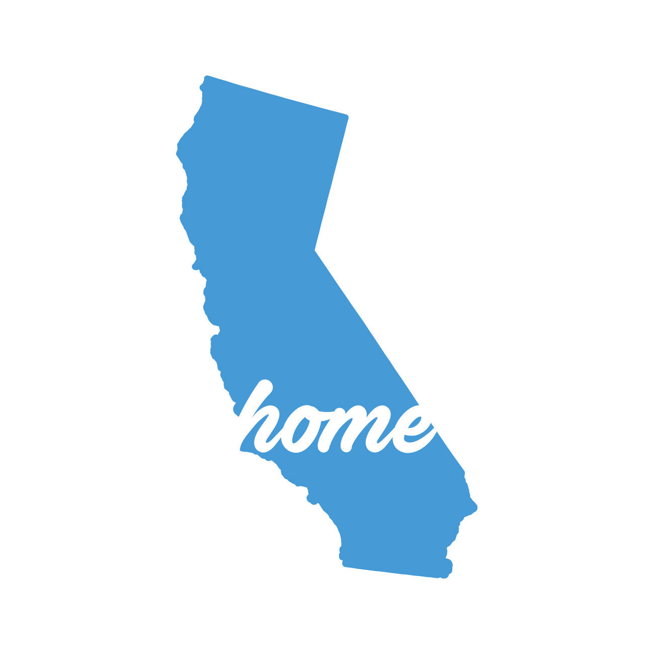 California Home Sticker Decal Die Cut - Self Adhesive Vinyl ...