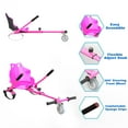 HOVERMAX Hoverboard Go Kart, Hoverboard Seat Attachment with Adjustable ...