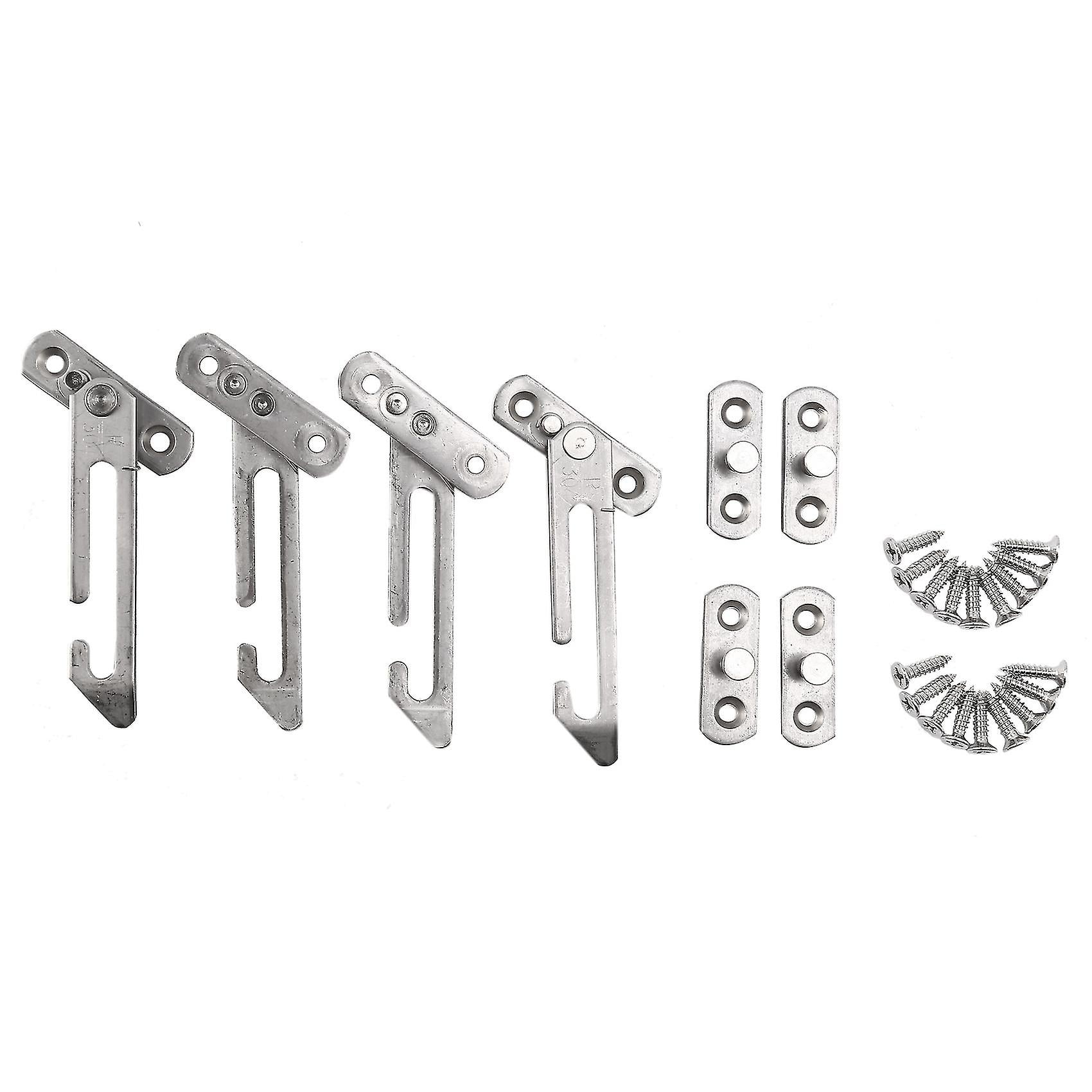 4 Pack Window Restrictor Locks Window Restrictor Hook Stainless Steel ...