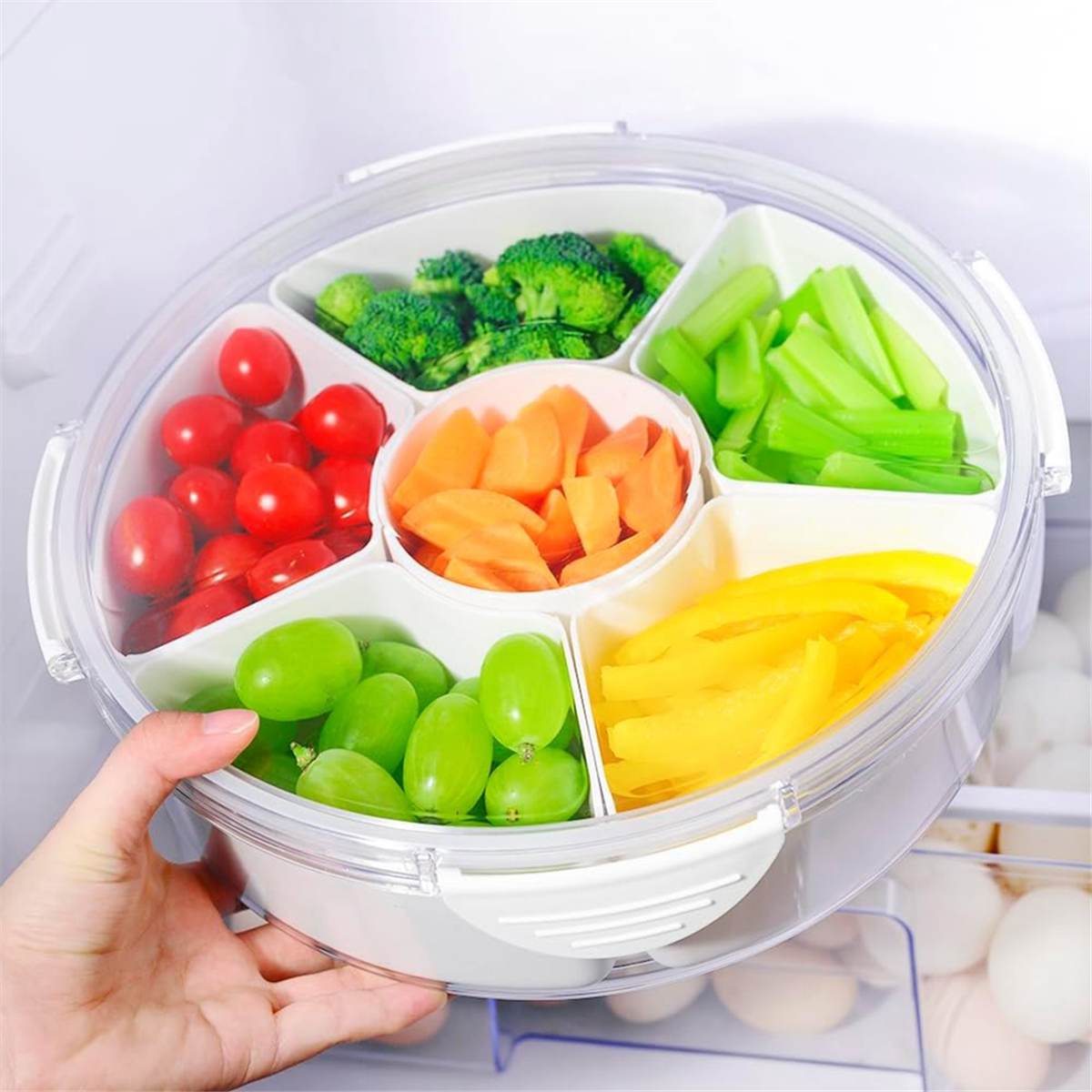 Click here for Unbranded Tray With Lid - Divided Snackle Box Cont... prices