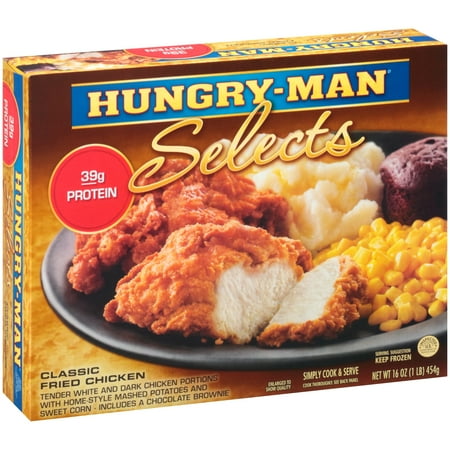 Hungry-Man® Selects Classic Fried Chicken Frozen Dinner 16 oz. Box ...