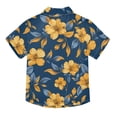 Dailycode Small Short Sleeve Button Down Shirts Flower Floral Pattern ...