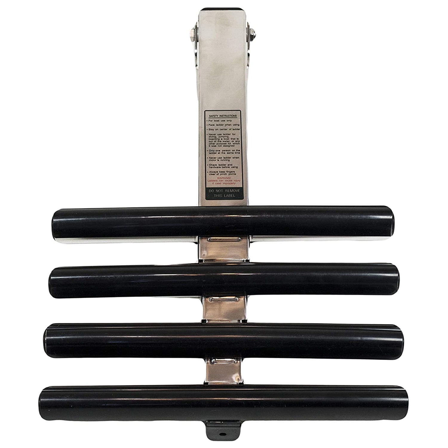 MARINE CITY 304 Stainless-Steel Marine 4-Step Flip-Up Telescoping ...