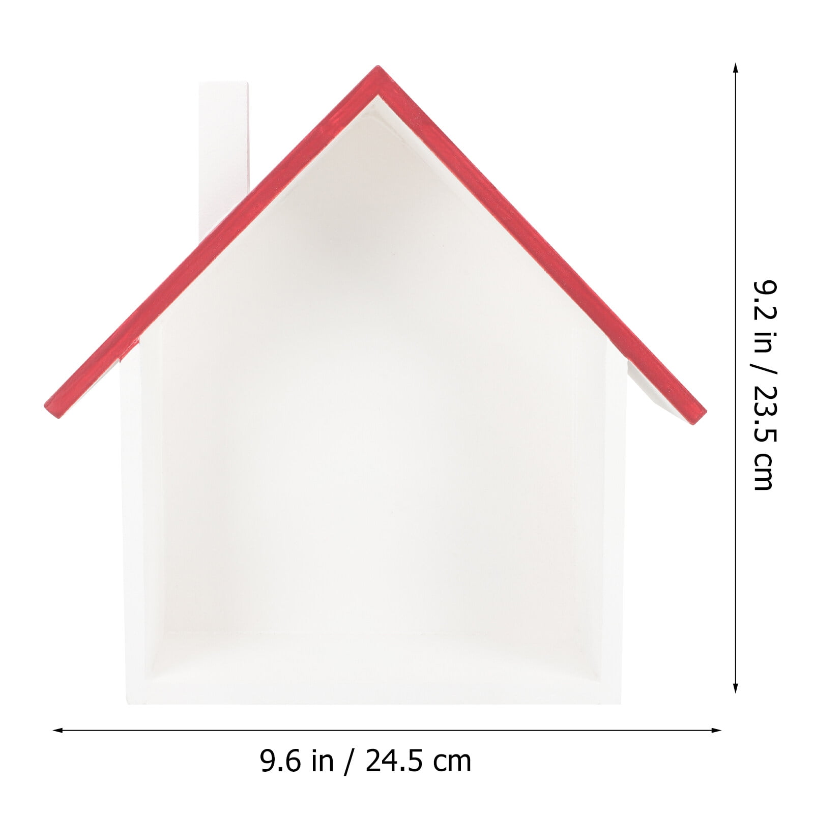 Decorative Wall-mounted Storage Shelf Unique House Shape Display Rack ...