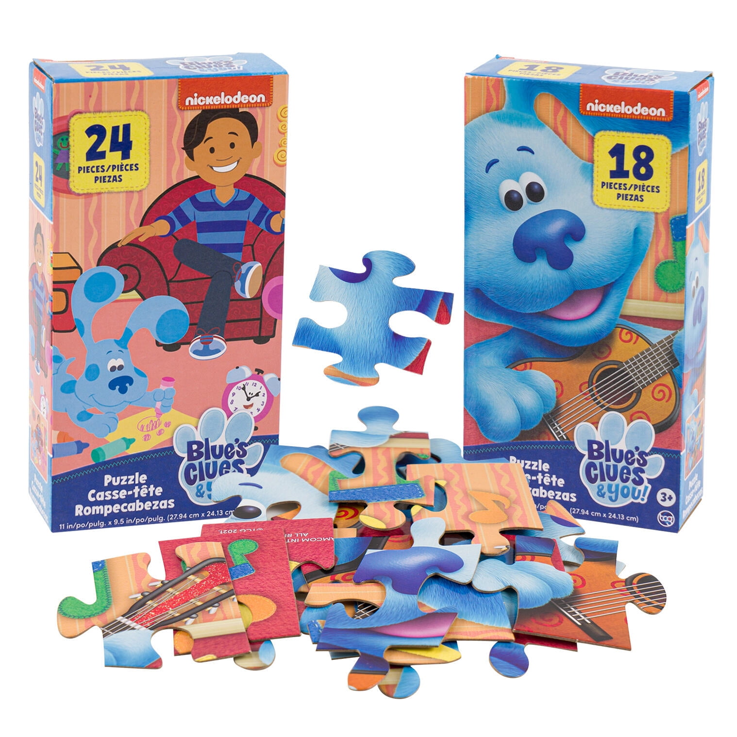 18pc and 24pc Blue's Clues Puzzle- 11" - Walmart.com