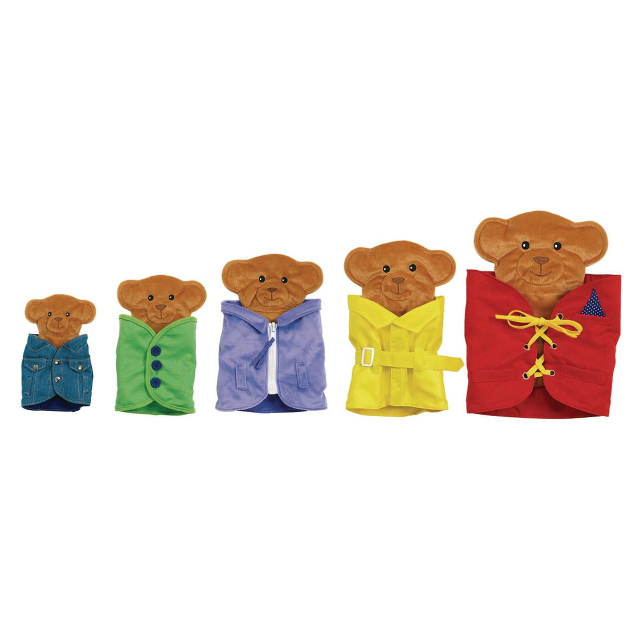 Excellerations? Nesting Dressing Bears - Set of 5 - Walmart.com