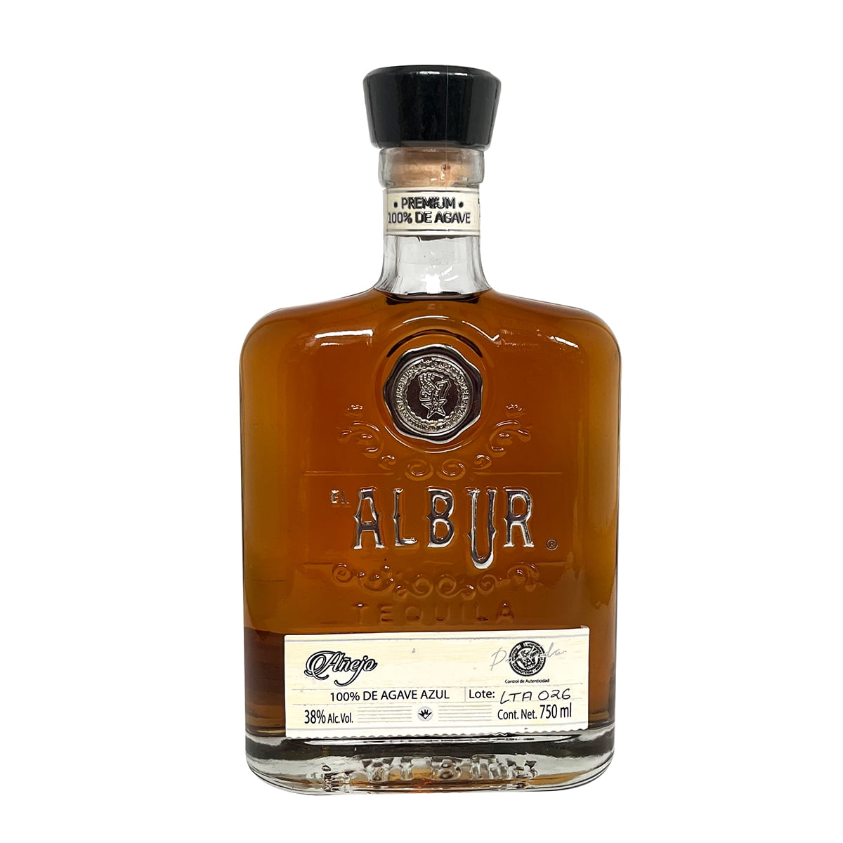 Tequila Artesanal El Albur Añejo Premium 750 ml | Walmart en línea