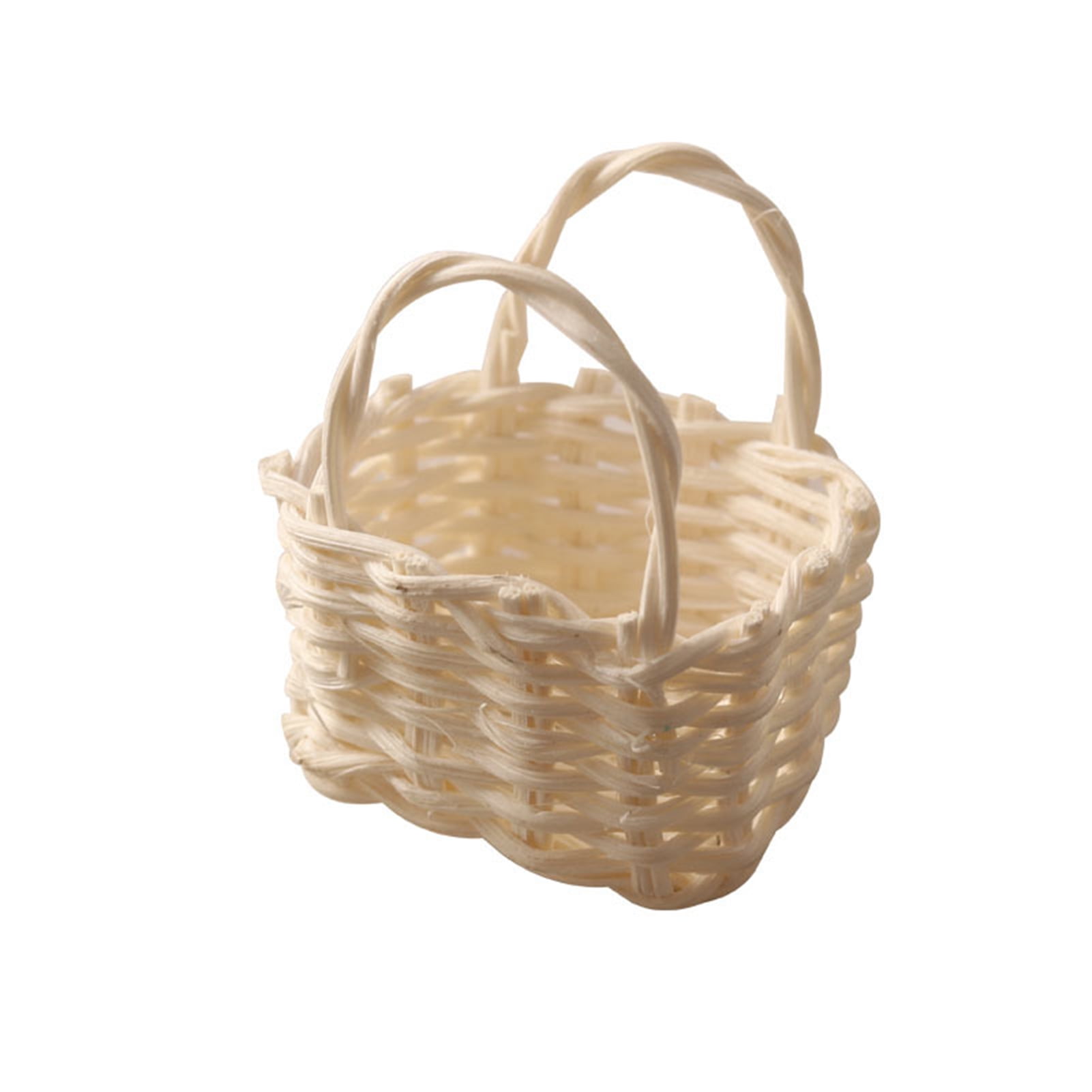 Skindy Realistic Woven Mini Basket - High-Reduction Handmade Decorative ...