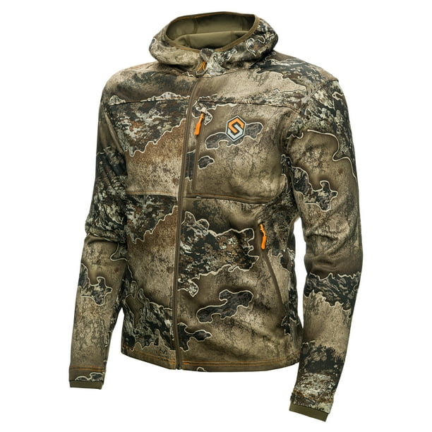 ScentLok Silentshell Camo Hooded Hunting Jacket for Men Lightweight ...