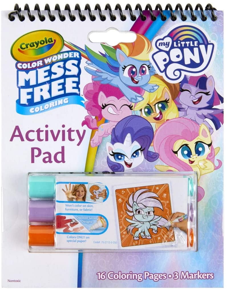 Crayola My Little Pony Color Wonder Activity Pad, Coloreado sin manchas ...
