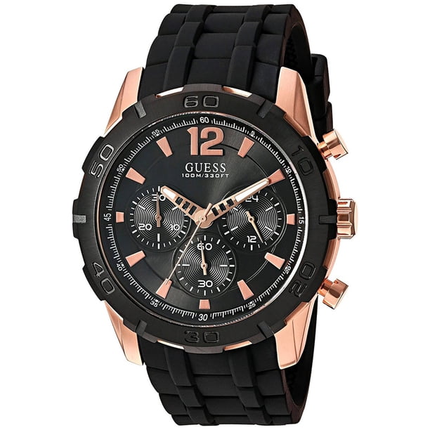 Guess Men's Chronograph Watch Stainless Steel and Rose Gold-Tone ...