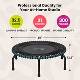 "JumpSport 350 Pro Fitness Indoor Trampoline, 39"" Cardio Workout ...