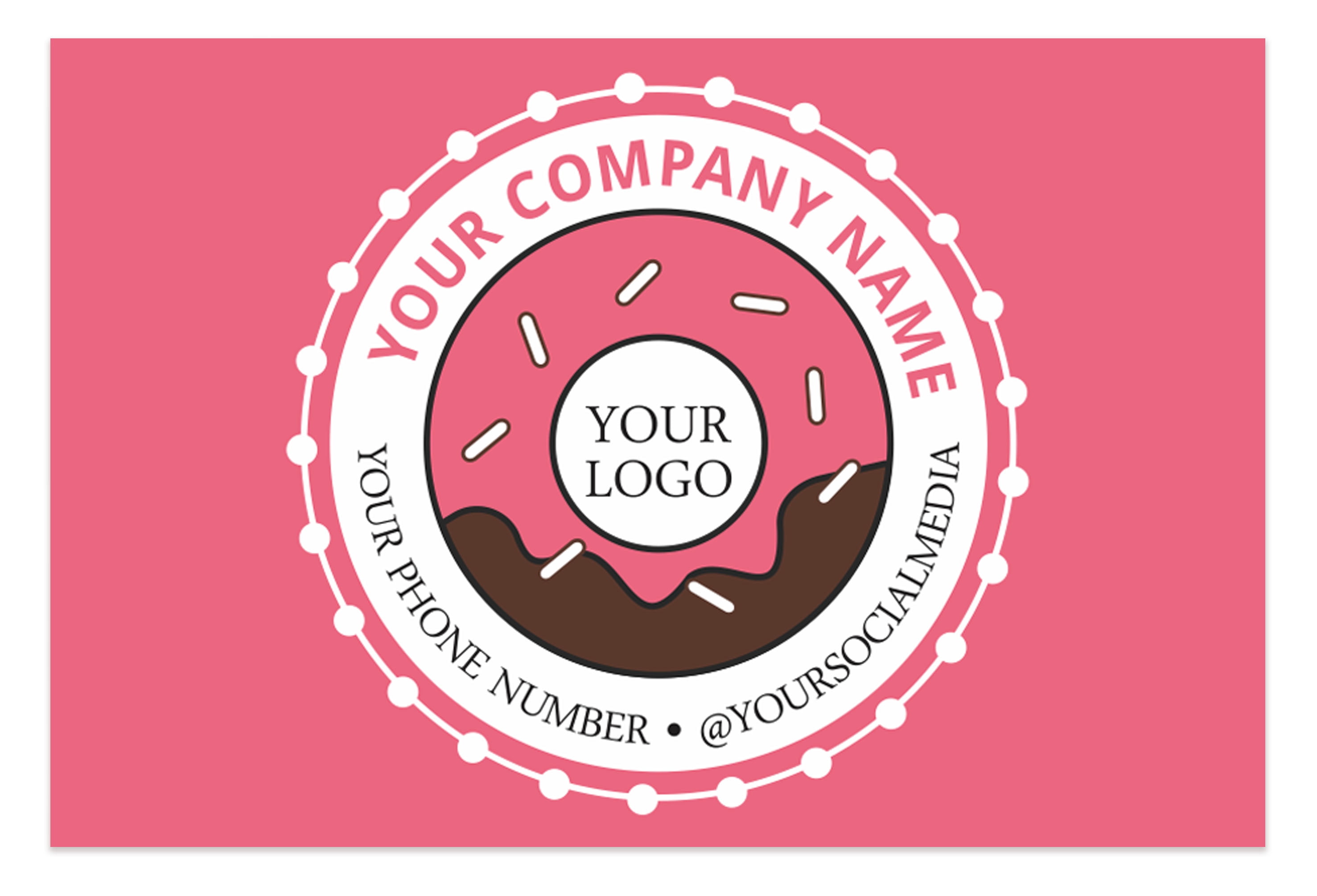 Printtoo Label for Small Business-100 RectangleCustom VinylPersonalized ...