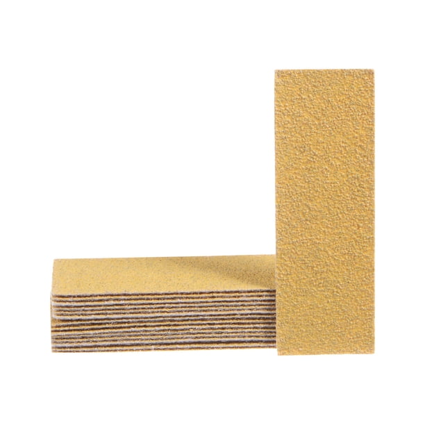 15 Packs Micro Detail Sander Paper 60 Grit 3.5 x 1.2 Inch Finger Sander ...
