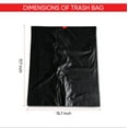 Trash Bag Drawstring Roll 4-5 Gallon Capacity Kitchen Plastic Bags 20 ...