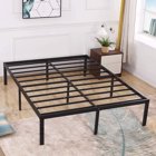 Tatago 16 inch Heavy Duty King Bed Frame with Storage, 3500 lbs Max ...
