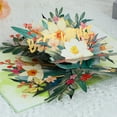 Colorful Flower Surprise Card Foldable Greeting Card for Birthdays ...