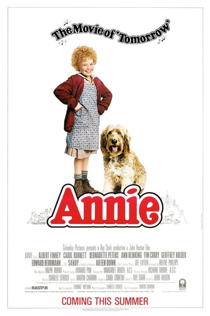 Annie 1982 Movie Poster Reprint 27inx40in Any Room 27x40 Multi-Color ...