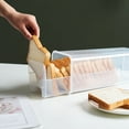 Plastic Bread Box with Sealing Lid and Tray, Bread Storage Box ...
