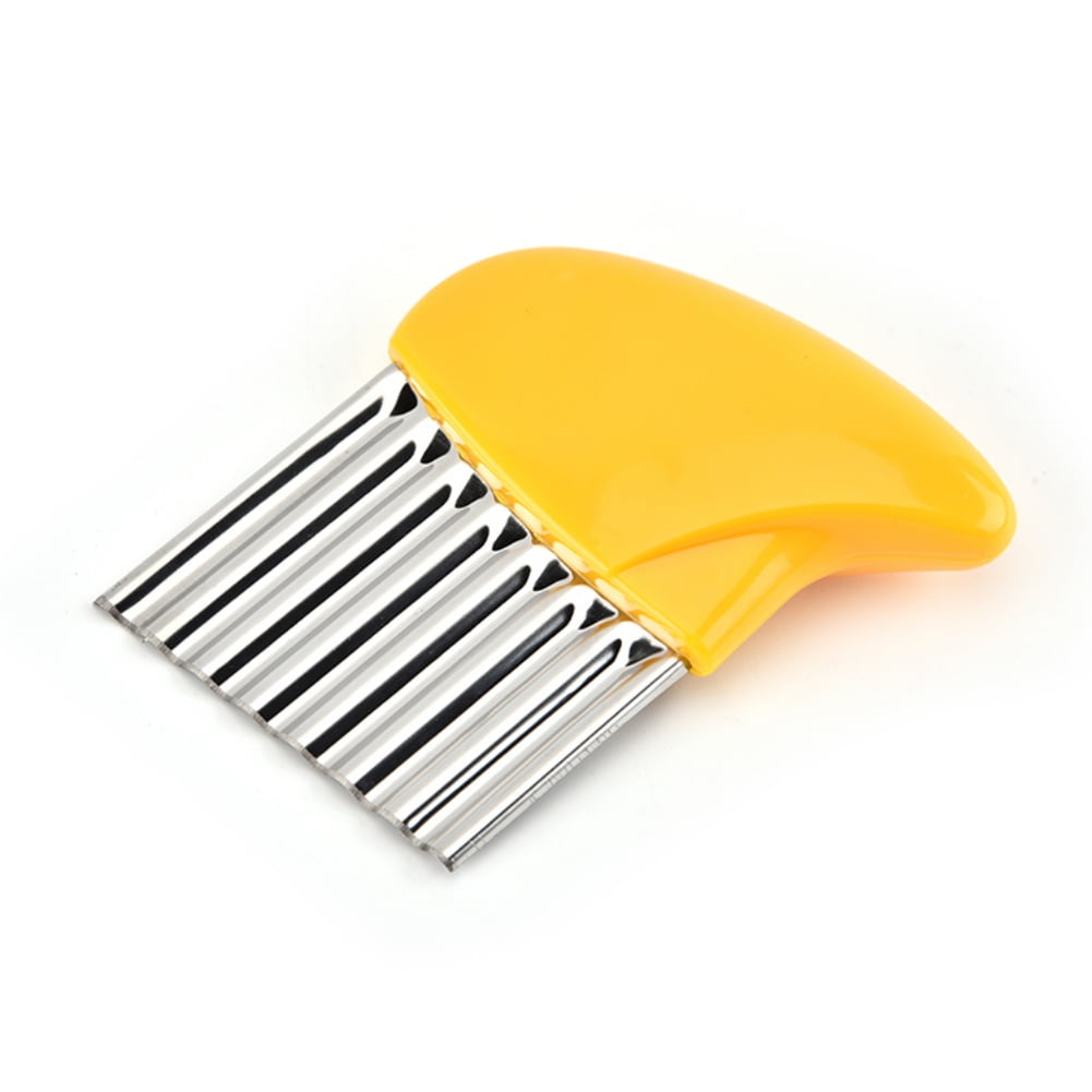 ZEDWELL Crinkle Cutter and French Fry Slicer Salad Chopping Knife and ...