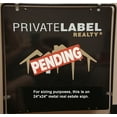 Magnetic 'PENDING' Real Estate Sign Rider for Yard - Strong 35mil ...