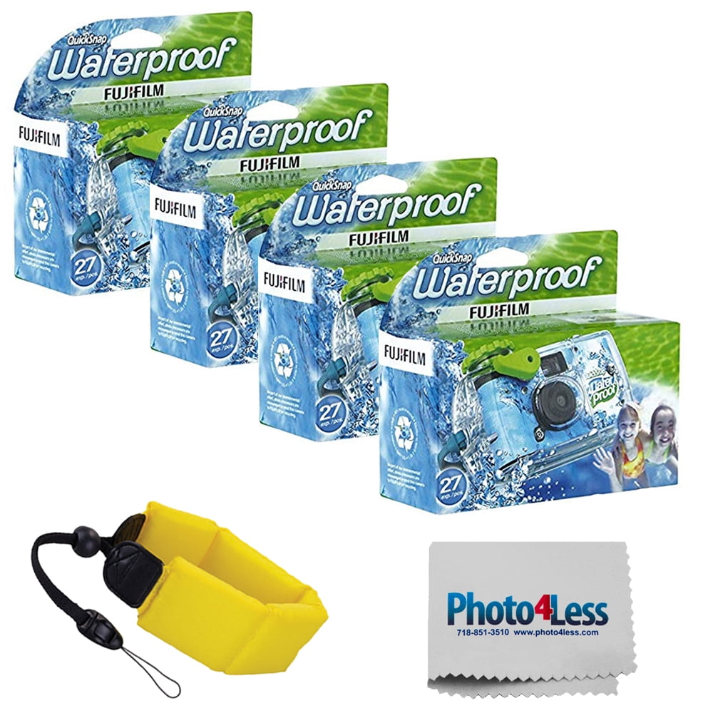 Fujifilm Quick Snap Waterproof 35mm Single Use Camera 4 pack | Floating ...