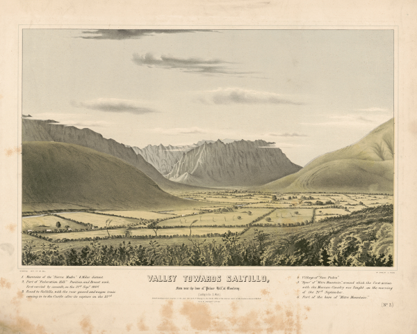 Print: Valley Towards Saltillo, From Near The Base Of Palace Hill, At ...