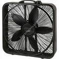 Lasko 20" Power Plus 3-Speed Indoor Window Box Fan, Black, B20801 ...