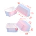 50Count Cupcakes Wrappers Leak Resistant Base Recyclable Materials for ...