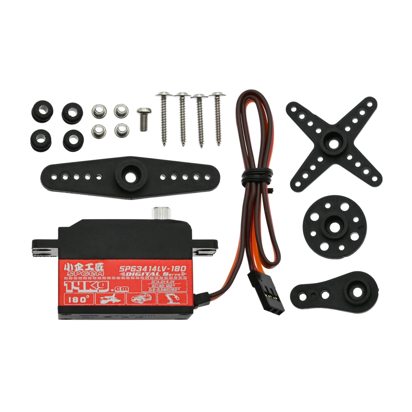 14kg High Motor Servo Digital and Stainless Servo Servo for ic DIY,RC ...